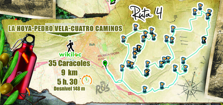 La mejores rutas de Senderismo en Rus, Jaen.